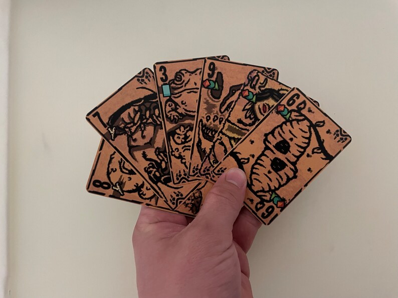 Inscryption Playing Cards (only Leshy's Pack) - Etsy