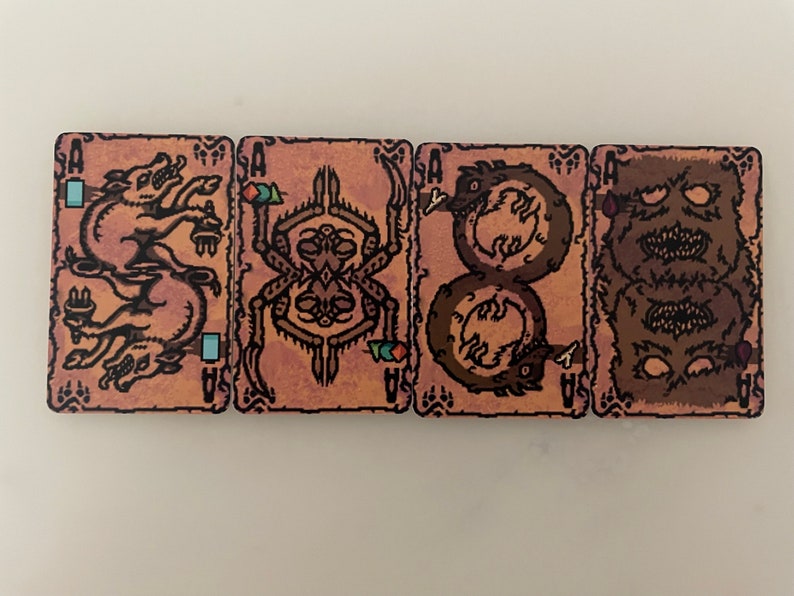 Inscryption Playing Cards (only Leshy's Pack) - Etsy