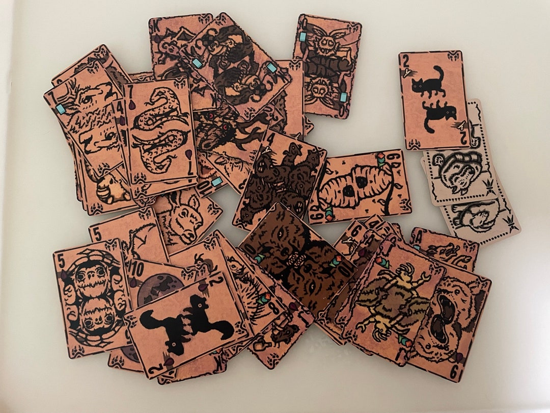 Inscryption Playing Cards (only Leshy's Pack) - Etsy