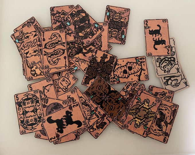 Inscryption Playing Cards (only Leshy's Pack) - Etsy