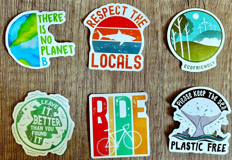 There is No Planet B Sticker // Climate Protection Sticker Planet Earth ...