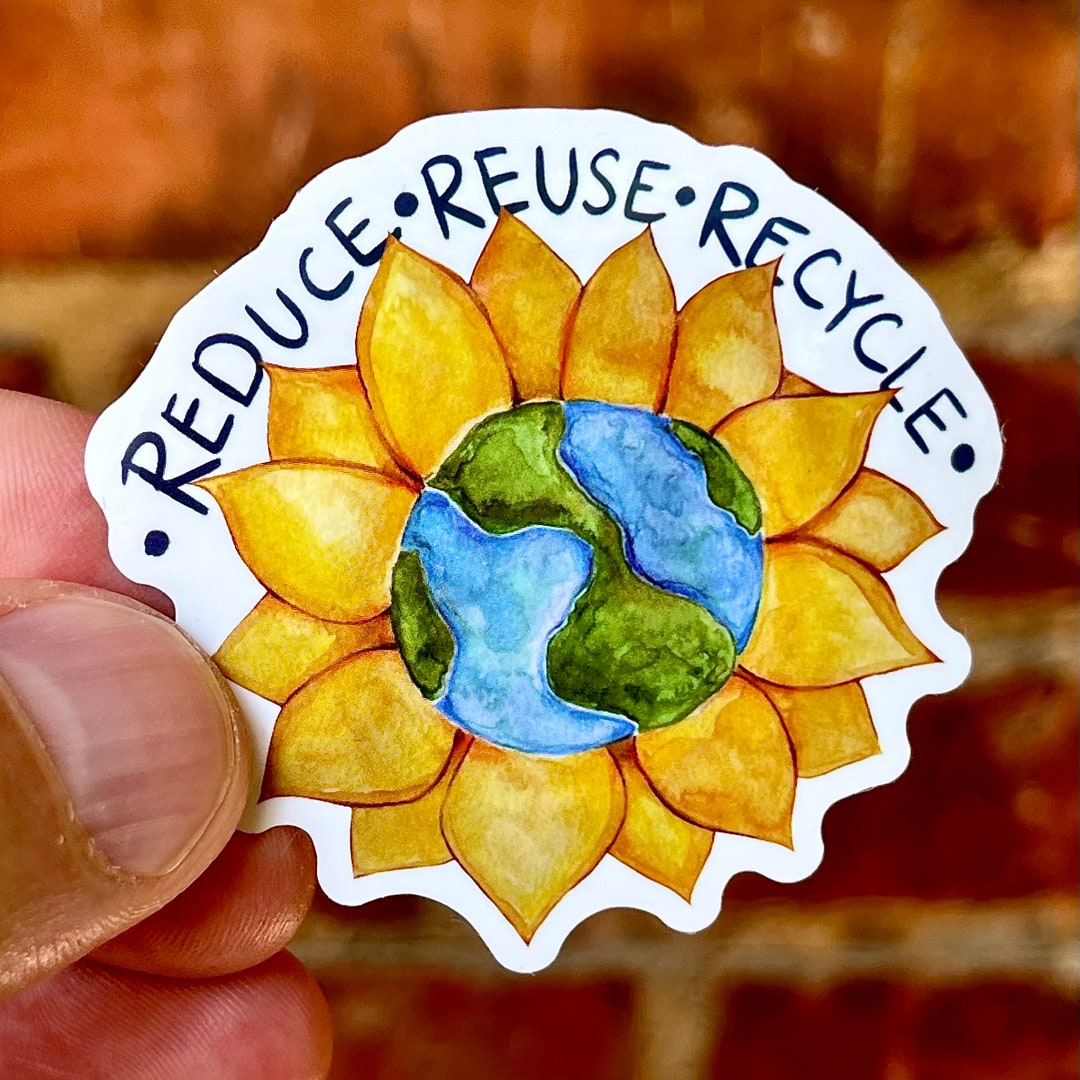 Sticker Reduce Reuse Recycle // Oceans World Oceans Climate Protection ...