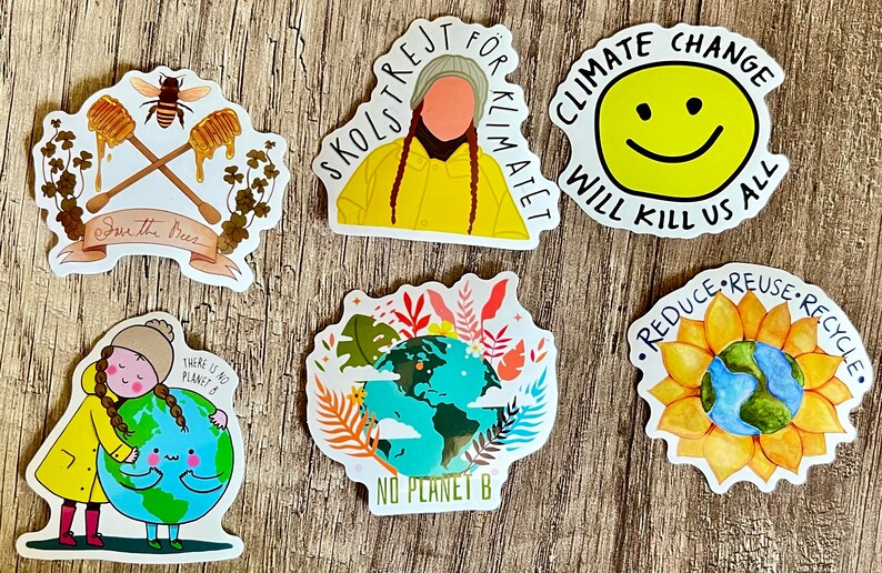 Reduce Reuse Recycle Stickers // Oceans, World Oceans, Climate ...