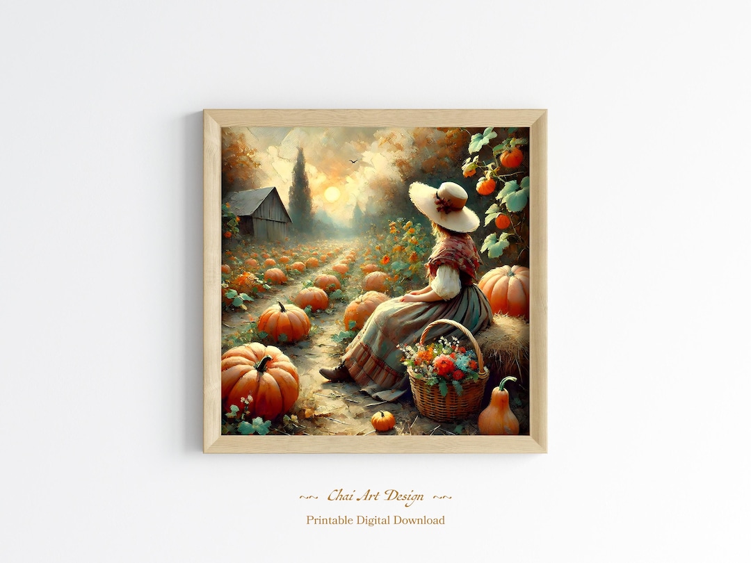 Vintage Lady Rustic Countrycore Printable Wall Art Traditional Farmcore ...