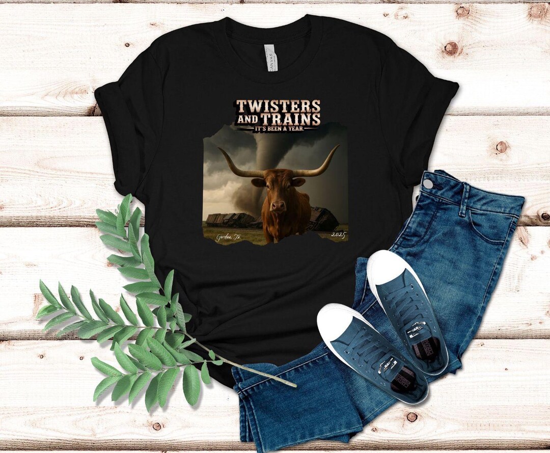 Twisters & Trains Gordon, Texas Unisex Jersey Short Sleeve Tee - Etsy