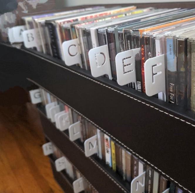 3D Printed Shelf Organizer Tabs - Etsy
