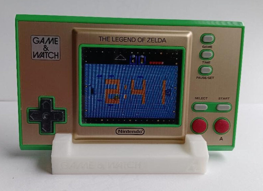 Legend of Zelda Game and Watch Display Stand 3D Printed - Etsy