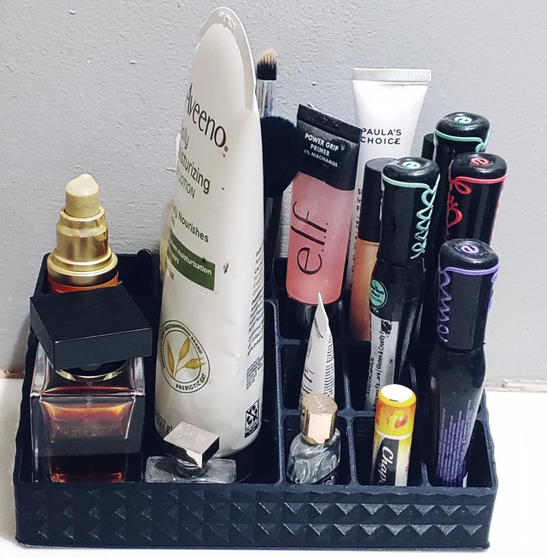 3D Printed Textured Bathroom Bedroom Makeup Organized Storage Tray - Etsy