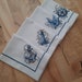 Embroidered Nautical Napkin Set Yacht Decor Cloth Napkins Blue and ...