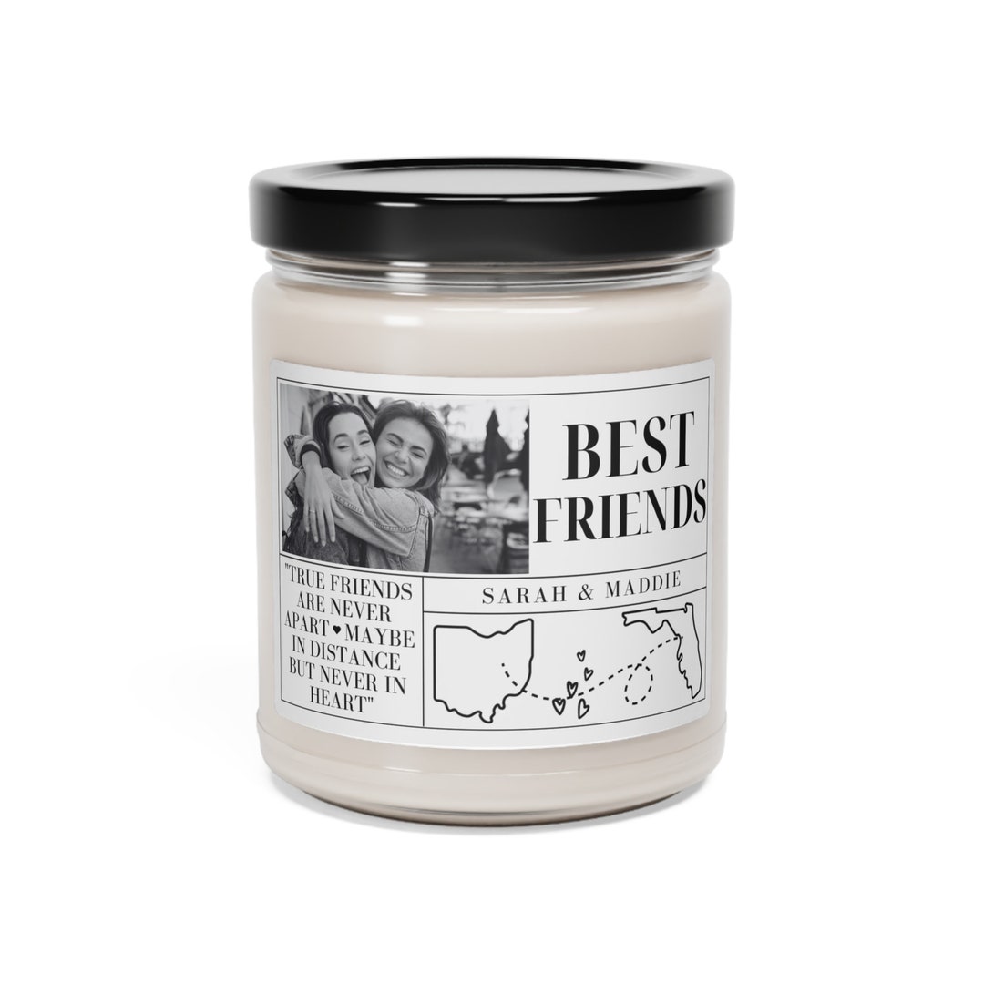 Custom Best Friend Candle, Best Friend Candle, Custom Birthday Gift ...