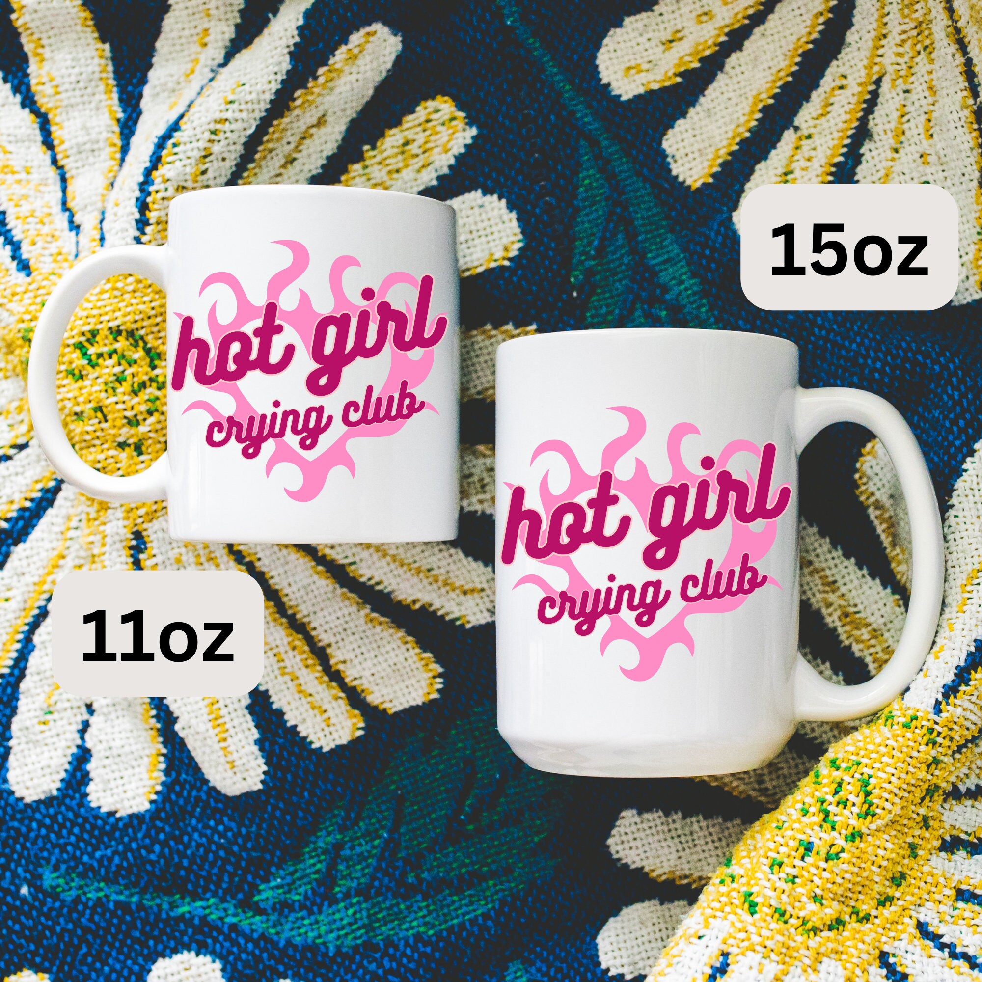 Hot Girl Crying Club Mug, Hot Girl Crying Club Coffee Mug, Mental ...