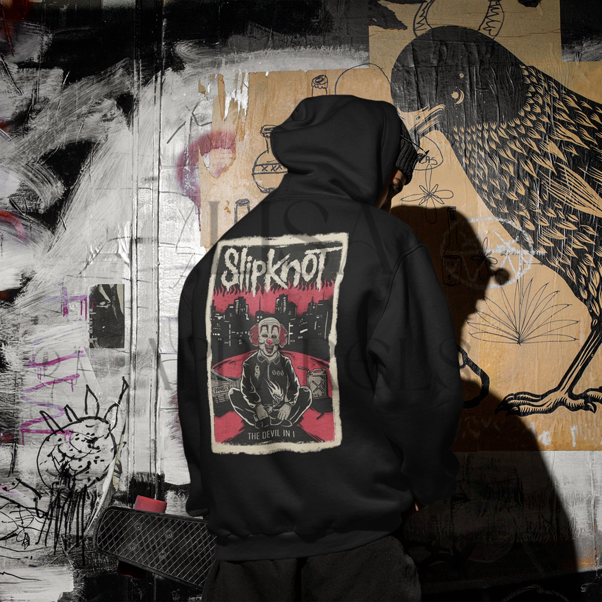 Limited maggot's Anthem Slipknot Hoodie-metal Ritual Vintage Style ...