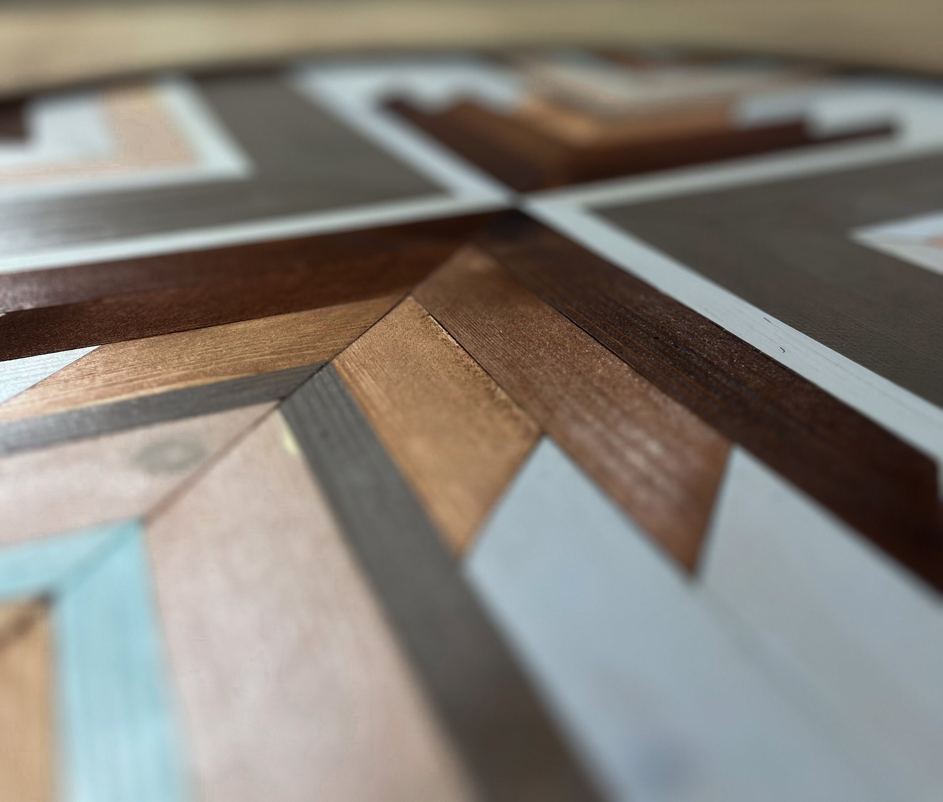 AZTEC Wood Wall Art, Round Shape, Aztec Wood, Boho Wood Art, Wood ...