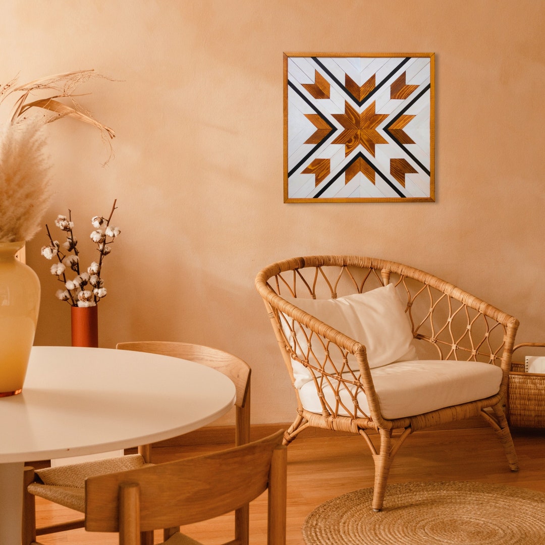 AZTEC WALL ART, Square Table, Aztec Wood, Aztec Wall Hanging, Wood ...