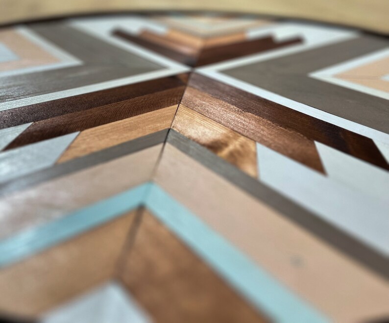 AZTEC Wood Wall Art, Round Shape, Aztec Wood, Boho Wood Art, Wood ...