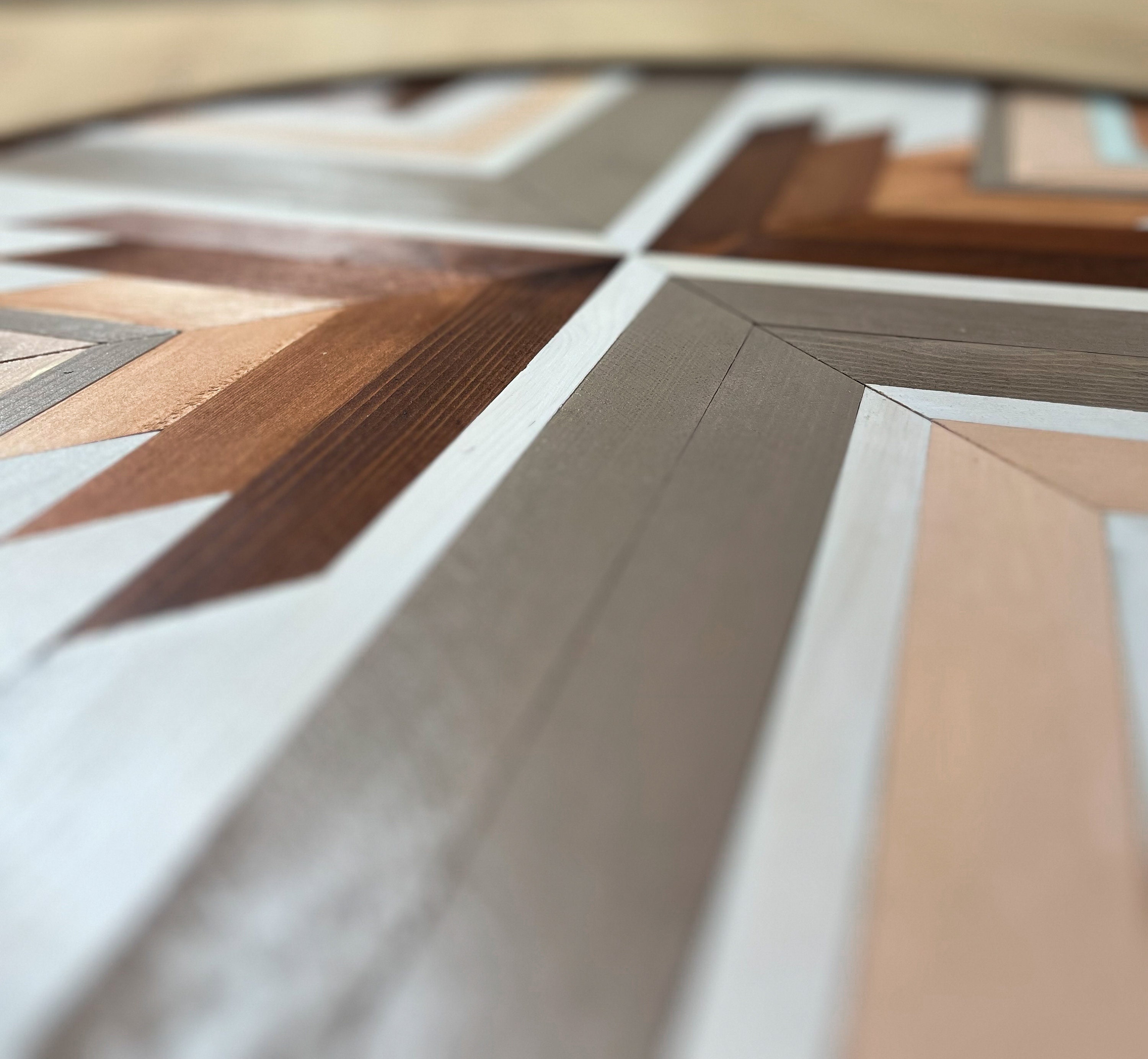 AZTEC Wood Wall Art, Round Shape, Aztec Wood, Boho Wood Art, Wood ...