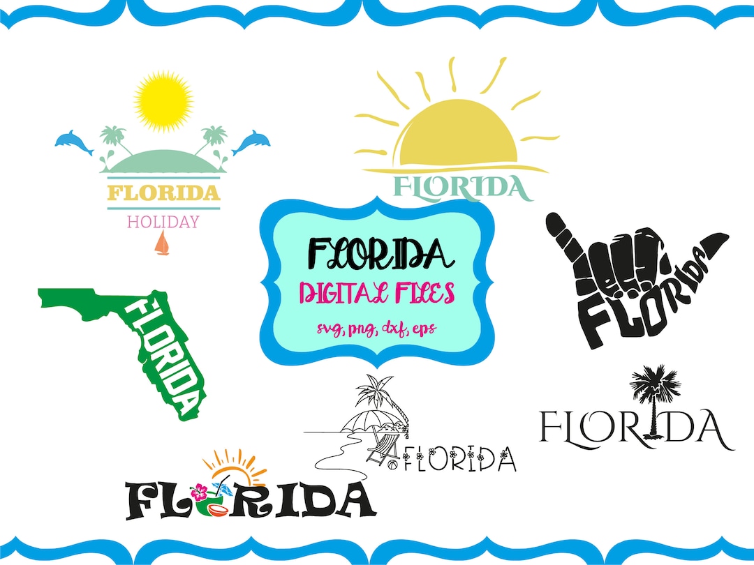 Florida Svg Florida Png Florida Map Svg Florida Summer Svg - Etsy Australia