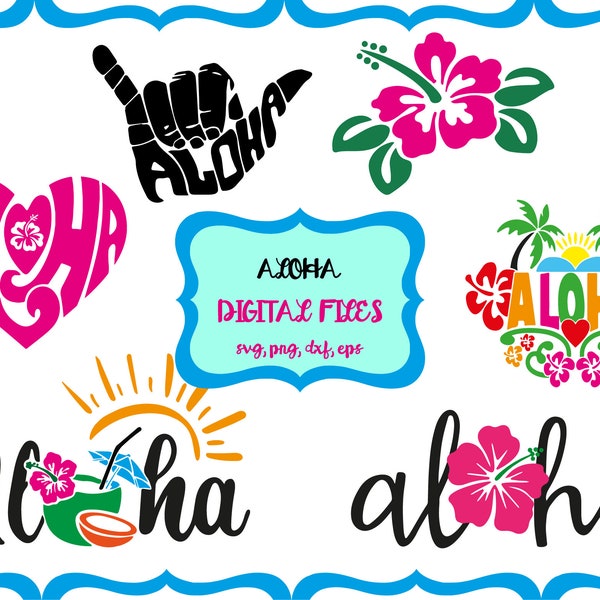 Aloha Svg - Etsy
