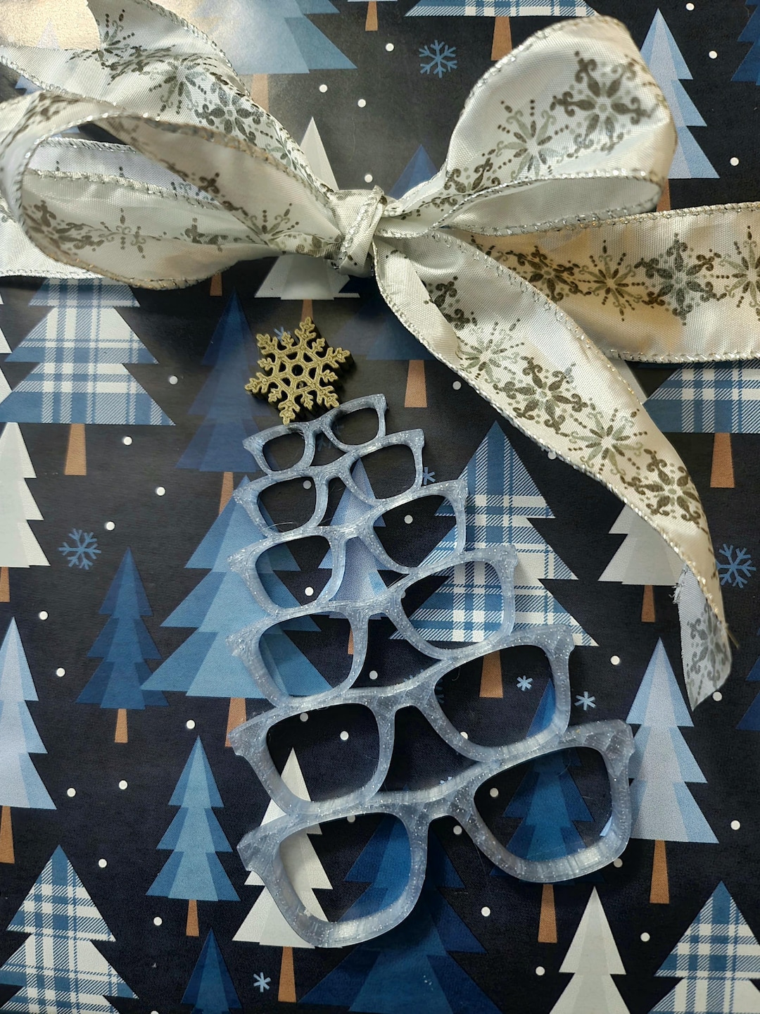 Optical Christmas Tree Ornament - Etsy