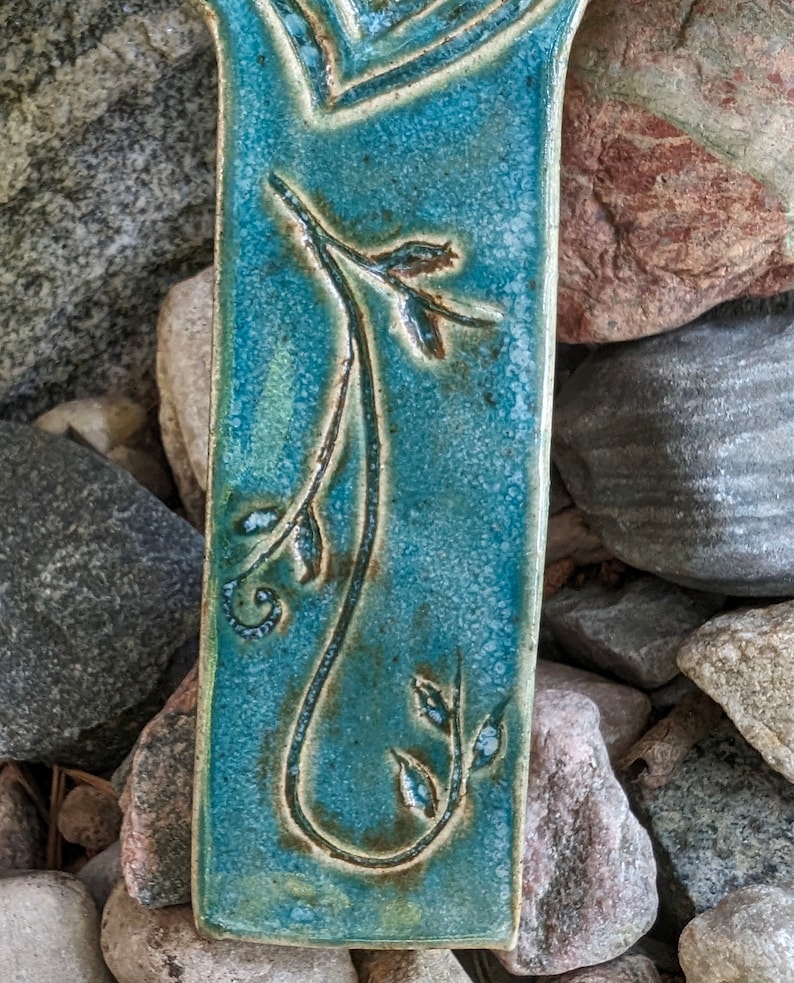Handcarved Ceramic Cross. Celtic Style Intertwined Trinity Knot and ...