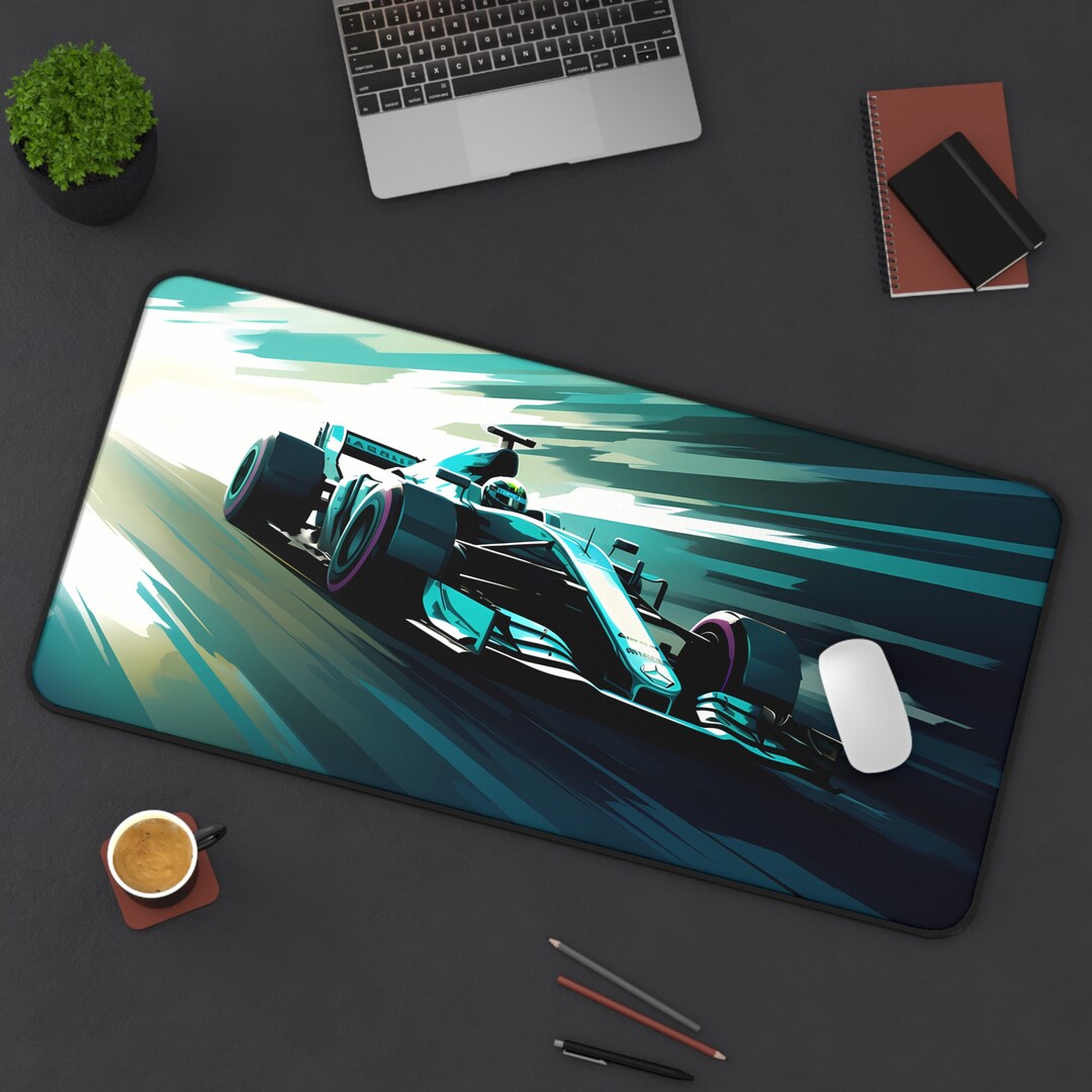 Formula One Desk Mat Car Gaming Mouse Pad Full Desk Decor - Etsy