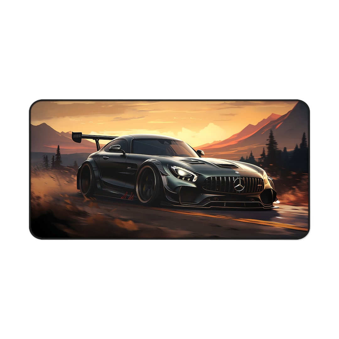 Mercedes AMG GTR Desk Mat Car Gaming Mouse Pad Full Desk - Etsy