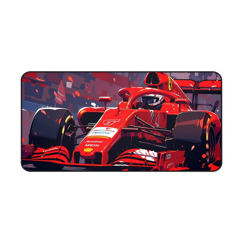 Formula One Desk Mat Car Gaming Mouse Pad Full Desk Decor - Etsy