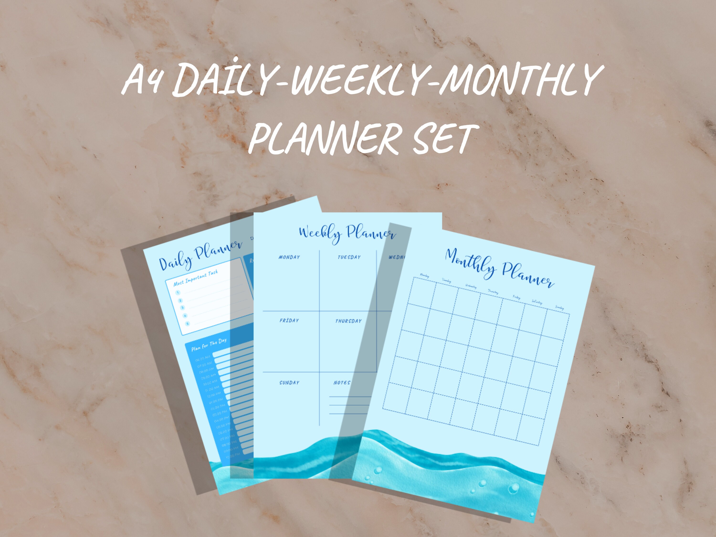 Downloadable A4 Digital Planner, Tablet Planner, Minimalist Planner ...
