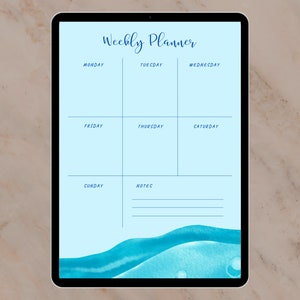 Downloadable A4 Digital Planner, Tablet Planner, Minimalist Planner ...