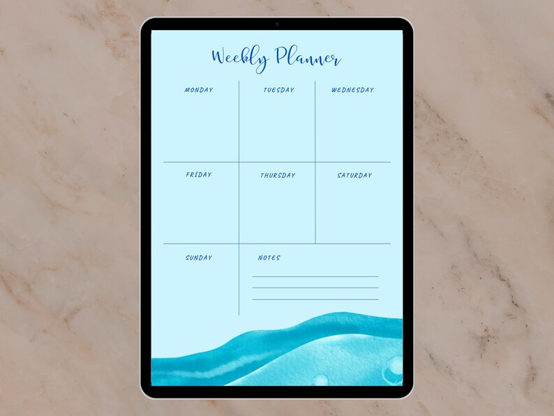 Downloadable A4 Digital Planner, Tablet Planner, Minimalist Planner ...