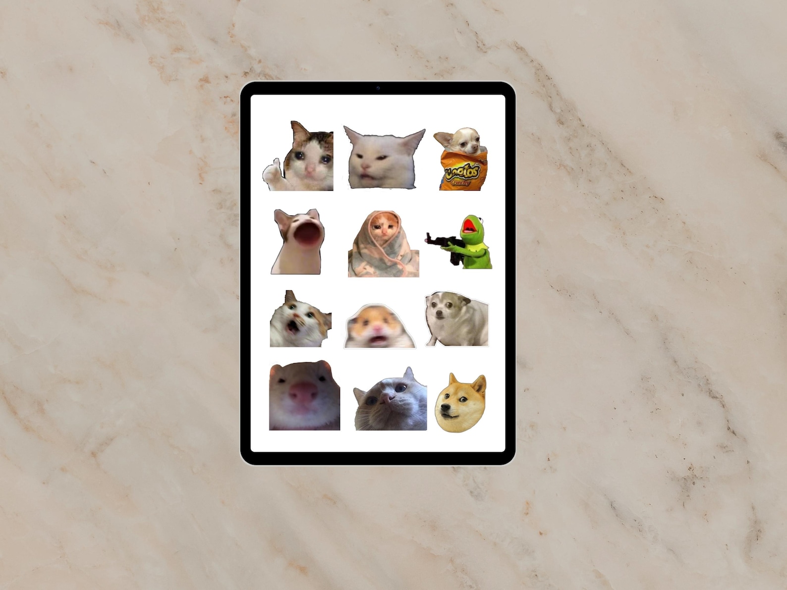 Meme Sticker Set (PNG) -printable Digital Stickers for Journals-direct ...