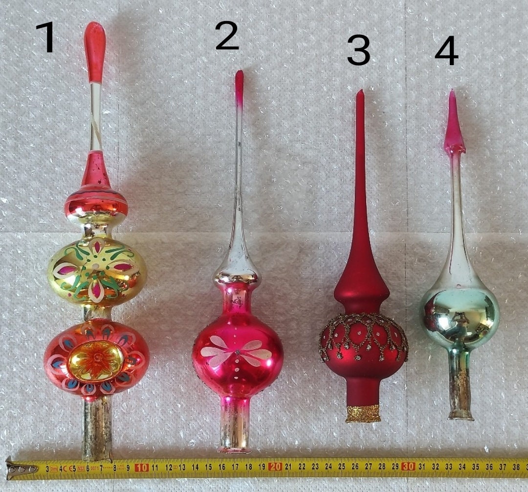 Tops on the Tree - Vintage Christmas Decorations USSR. - Etsy