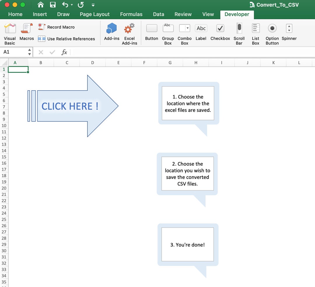 Excel File Converter. Converts Xls/x Files to CSV. - Etsy