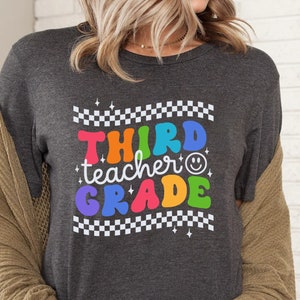 Third Grade Teacher Shirt, Teacher Team Shirts, 3rd Grade Teacher Shirt ...
