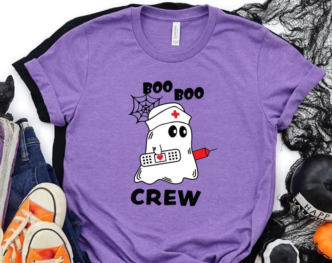 Boo Shirt, Boo Crew Shirt, Halloween Shirt, Cute Halloween Shirts ...