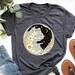 Cats and Moon Shirt, Celestial Cat Sweatshirt, Celestial Shirts, Moon ...