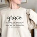 Grace Shirt, Grace Definition Shirt, Grace T Shirt, Christian Shirts ...