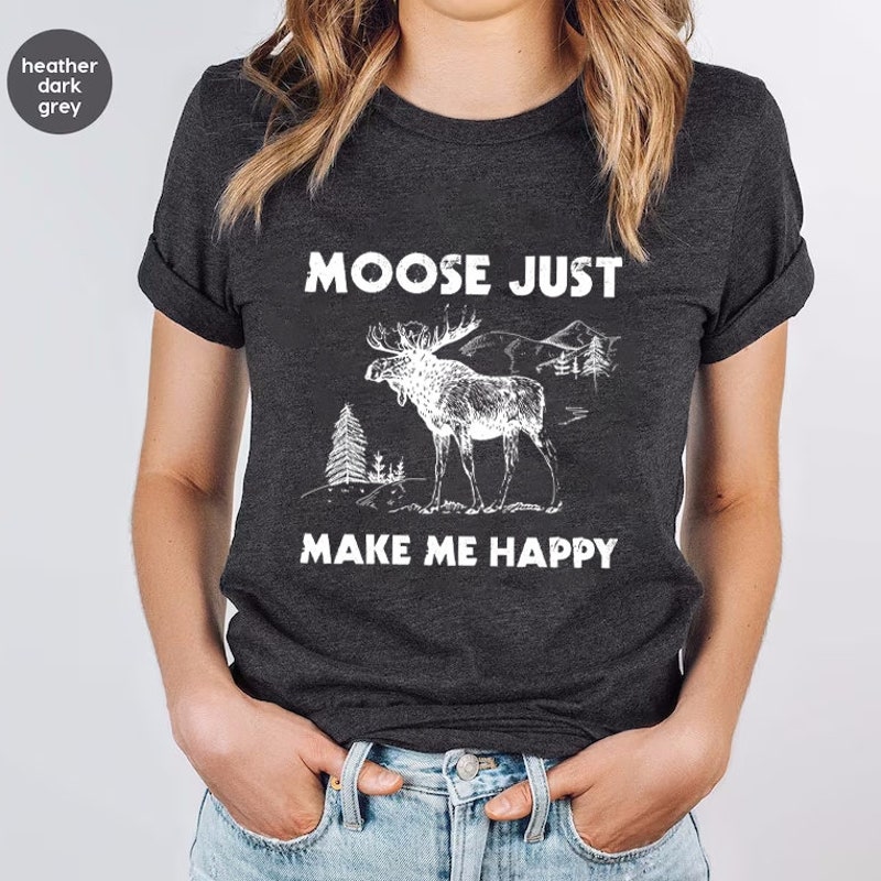 I Love Moose Tee Shirt - Etsy