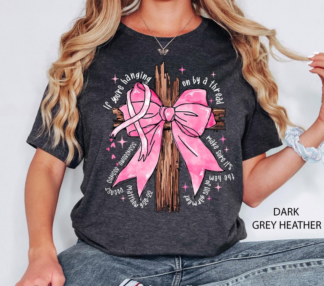 Jesus Pink Bow Cross Breast Cancer, Breast Cancer Awareness, Breast ...