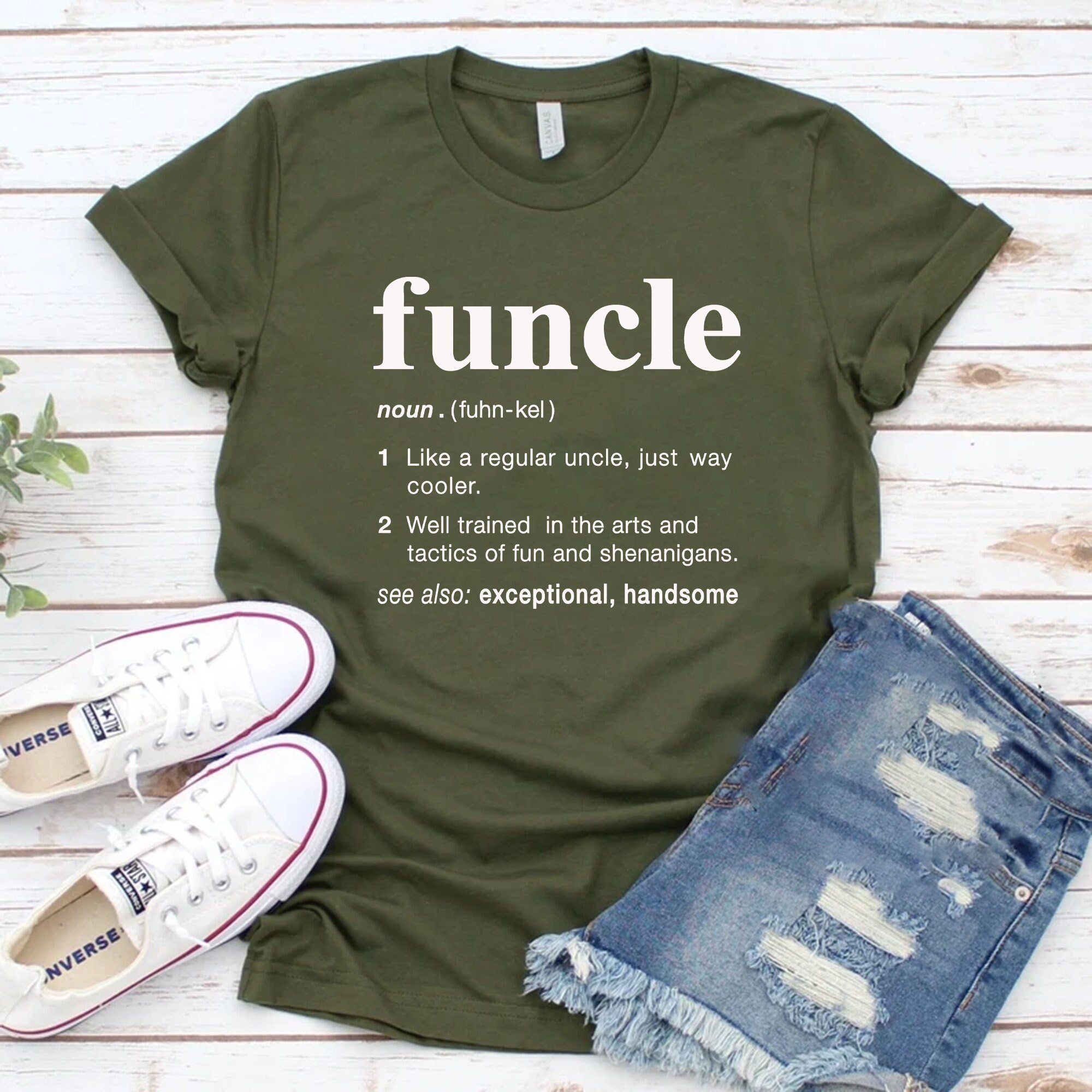 Gift for Uncle Funcle Definition Shirt Funny Uncle Tee - Etsy