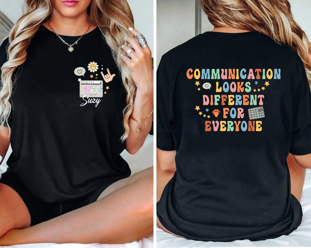 AAC SPED Teacher Inclusion Tshirt, Your Words Matter Shirt ...