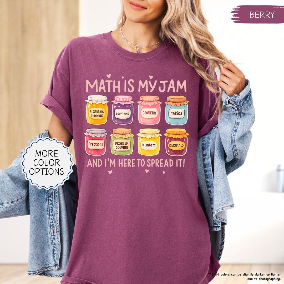 Comfort Colors® Math Teacher Shirt,math Lover Shirt, Math Teacher Gifts ...