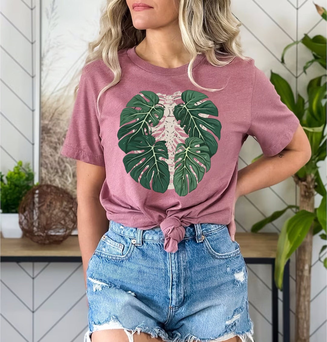 Skeleton Plant Body T-shirt, Plant Lover Shirt, Plant Gift, Plant Lover ...