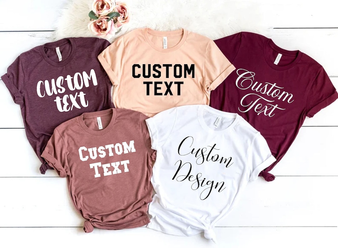 Personalized T-shirt, Custom T-shirts, Custom Shirt, Personalized Shirt ...