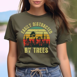 Easily Distracted by Trees, Tree Lovers Gift, Gift for Tree Surgeon ...