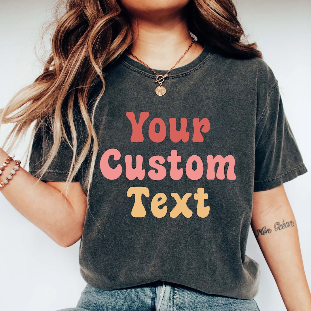 Your Custom Text Shirt, Customized Shirt, Customized Matching Shirts ...