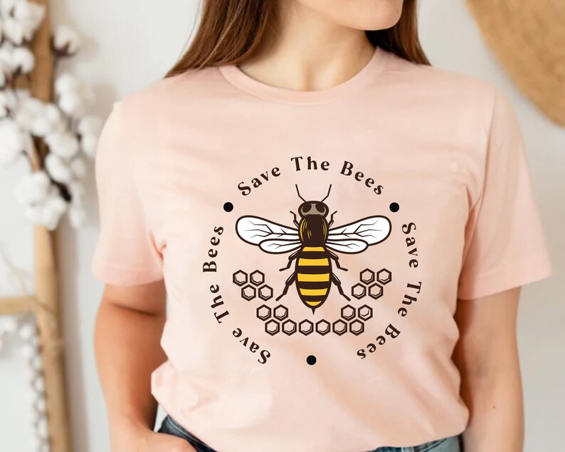 Save the Bees Shirt, Conserve Endangered Bees Shirt, Animal Lovers ...