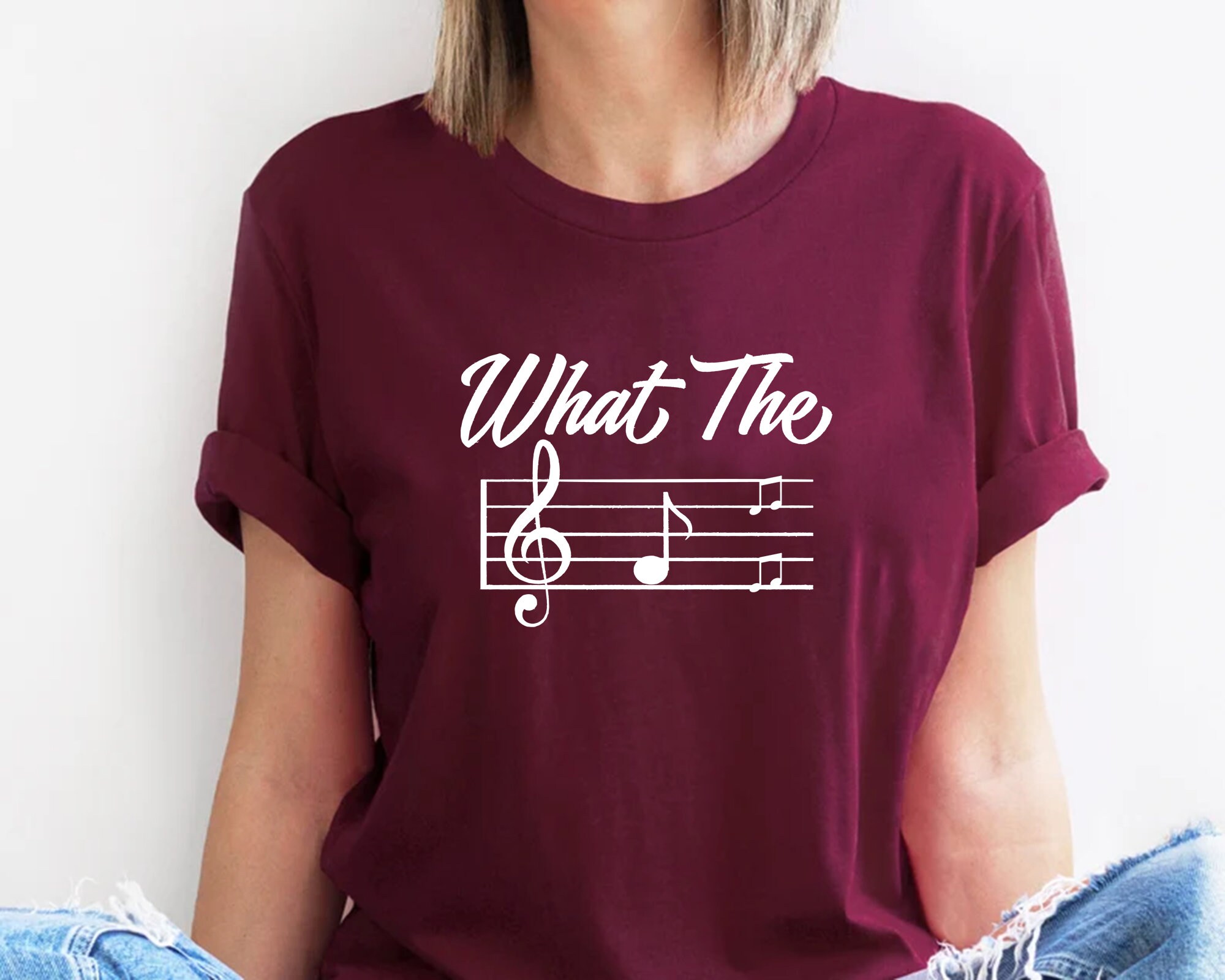 What the F Musical Note Shirt, Musician Shirt, Pianist, Music Lover T ...