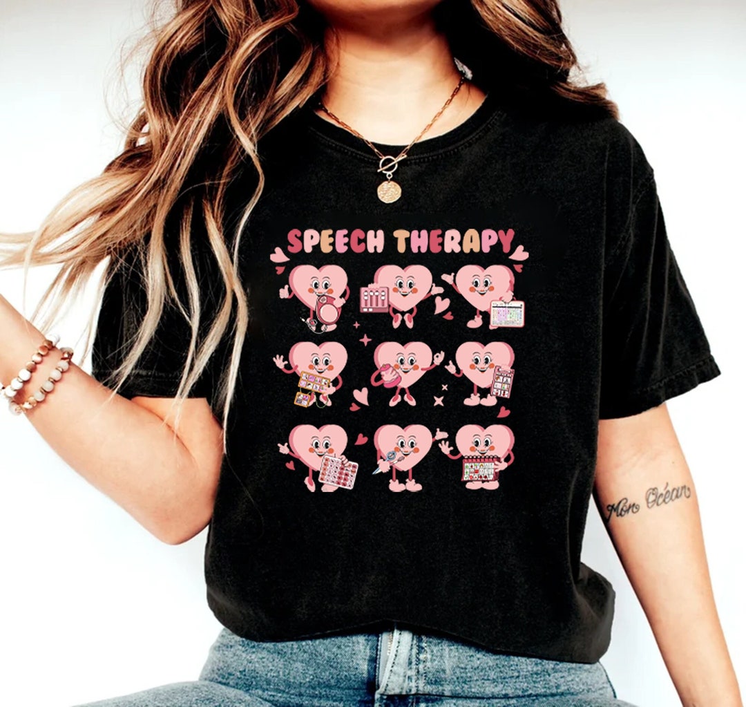 SLP Shirt, Speech Therapy Shirt, Speech Language Pathology Crewneck ...