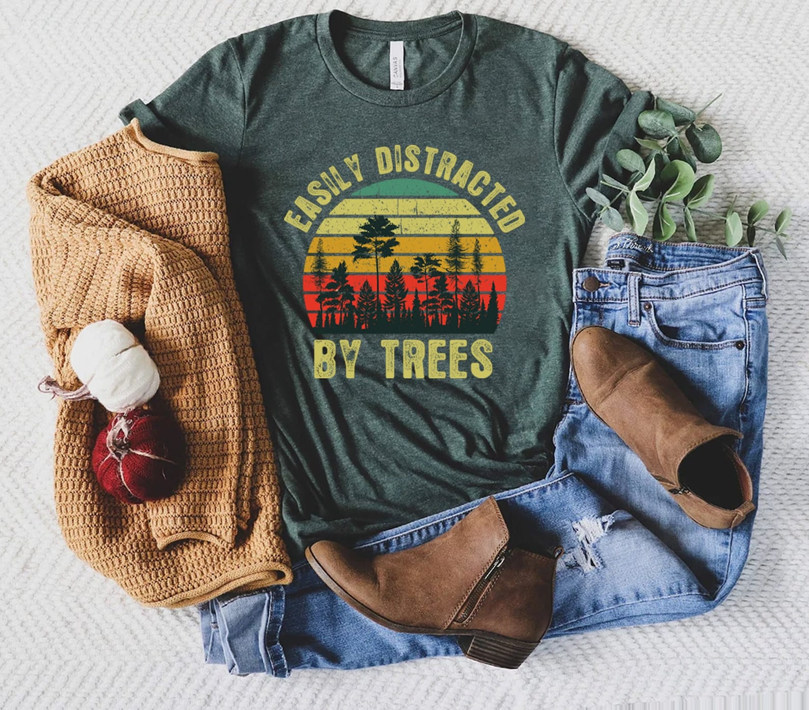 Easily Distracted by Trees, Tree Lovers Gift, Gift for Tree Surgeon ...